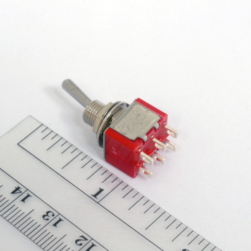 4-Pole Mini Toggle Switch | Anchor Electronics