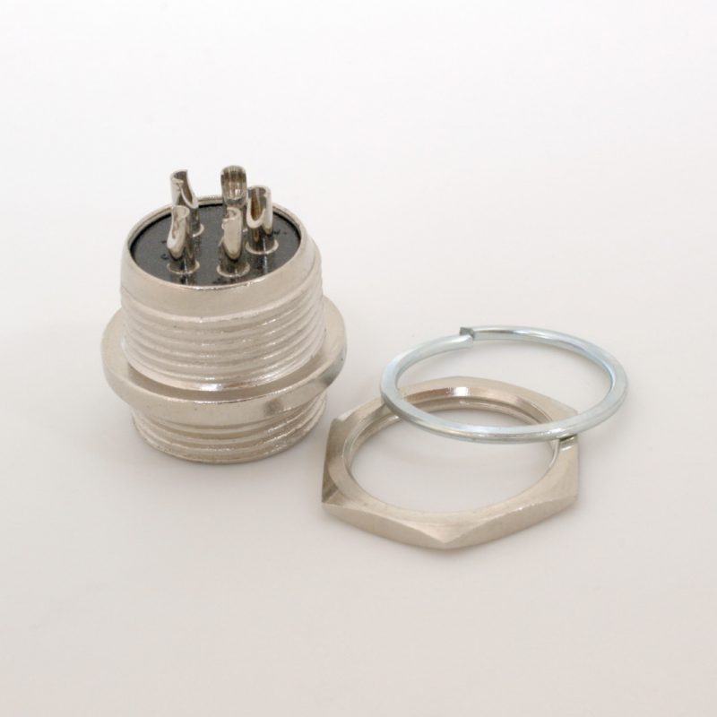 5-Pin Panel-Mount Male | Anchor Electronics